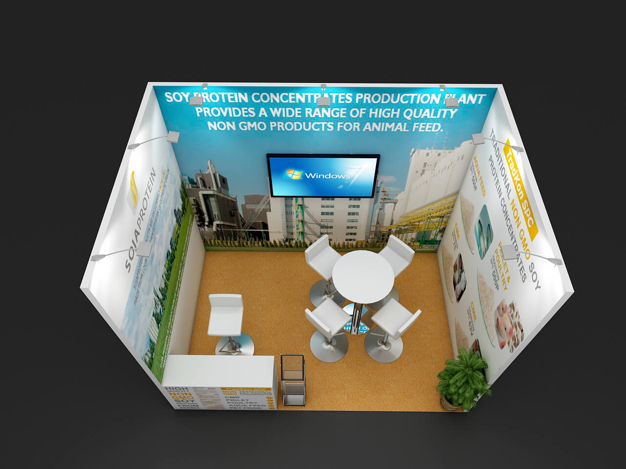 Booth 1 3x2 - Exhibition Stand Design Builder Company